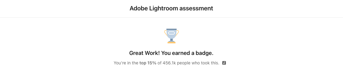 adobe lightroom linkedin quiz answers - Theanswershome