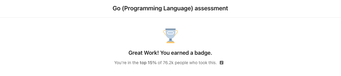 go programming language linkedin assessment answers - Theanswershome